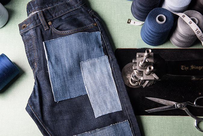 Patches on jeans! - BeSpoke Jeans Blog